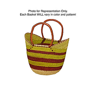 AFRICAN MARKET BASKET Shopping Tote, 1 EA