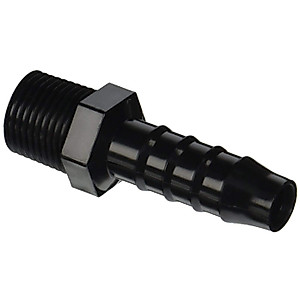 Lifegard Aquatics R175003 Male Pipe Thread X Barb Adapter for Aquarium, 1-Inch