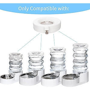 RIZZARI Water Dispenser Replacement Filters, Replacement Filters for Automatic Pet Waterer,Triple Filtration System, 4 Pack