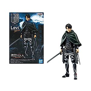 Banpresto Attack On Titan Levi Figure Statue Survey Corps Levi The Final Season Special Ver. About 6.2 Inch