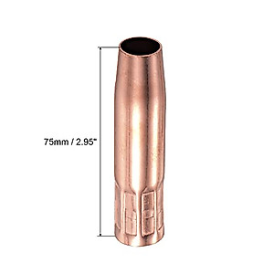 uxcell Gas Nozzle 1/2" for 200 Amp Melt Inert-Gas (MIG) Welder Welding Torch, 1.5mm Wall Thickness