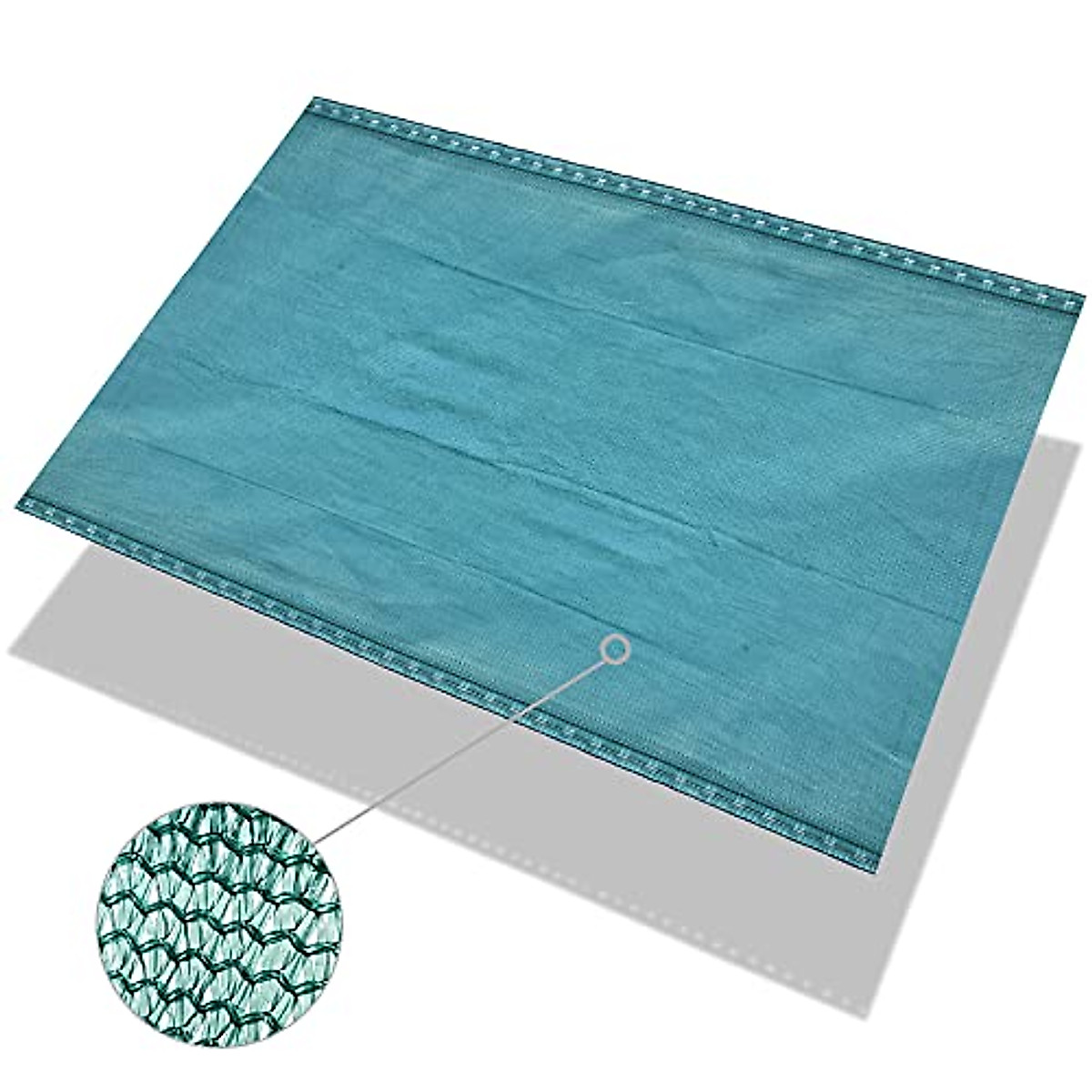 Alion Home 35% Sunblock DIY Shade Cloth - Garden Netting - Mesh Sun Shade Cover for Garden Patio Plants - Green (6' x 12')