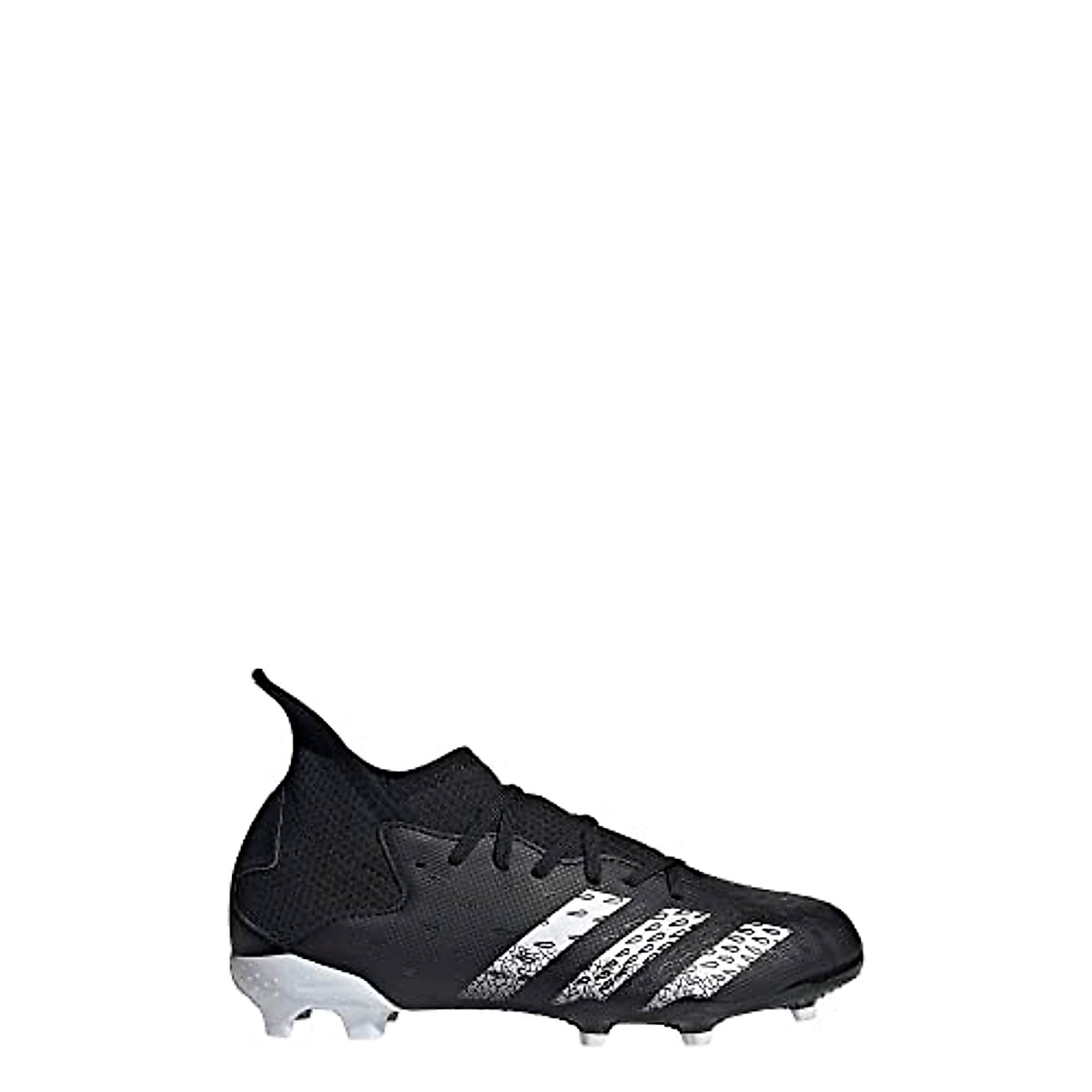 adidas Firm Ground Predator Freak .3 Soccer Shoe (boys) Black/White/Black 2 Little Kid