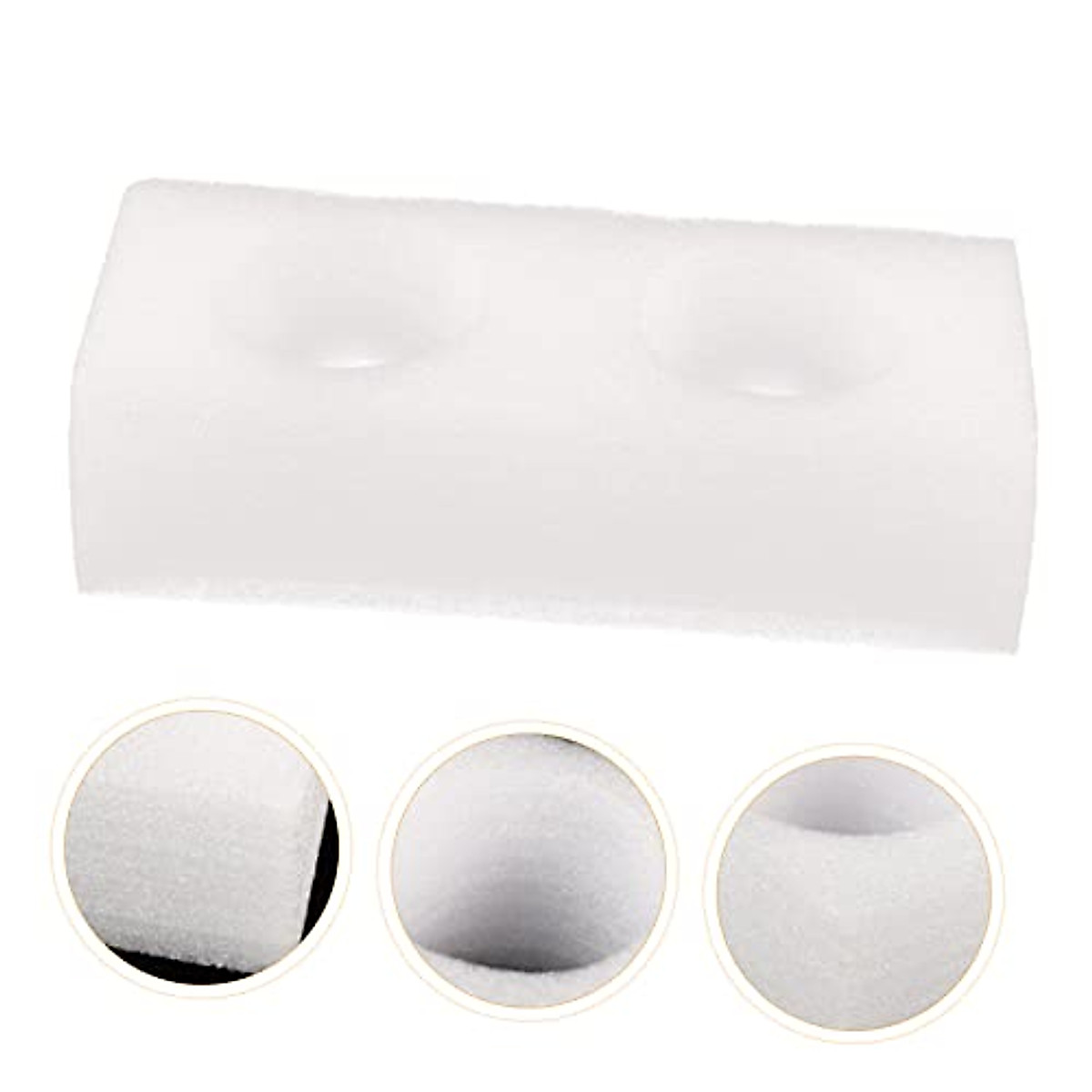 Didiseaon 4 pcs Takeaway Cup Holder can Carrier Coffee Mug Holder Floating Drink Holder for Pool Disposable Drink Carrier Coffee Drinks Drink take Dish Rack White epe Pearl Cotton