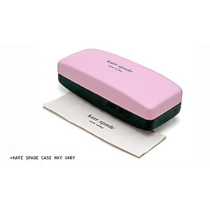 kate spade new york Claretta/S 03H2/WJ 53MM Black Pink/Gray Sf Polarized Rectangular Sunglasses for Women + BUNDLE with Designer iWear Eyewear Kit