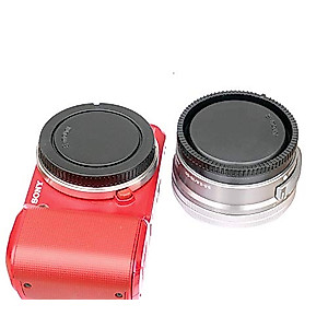 (5 Packs) Fotasy E Mount Rear Back Lens Cap Body Cap, Sony EMount Camera Lens Cover Body Cap, FE Lens Cap fits NEX5T NEX-6 NEX-7 a6500 a6400 a6300 a6000 a5100 a5000 a3500 a3000 A7 A7R A7S II III A9