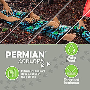 PERMIAN Portable Cooler Bag Roll Top, Camouflage, Insulated, 15L Foldable, Waterproof Dry Bag for Boating/Fishing, Cooler Backpack for Camping/Hiking, Leakproof, Floating Cooler for Kayaking - Camo