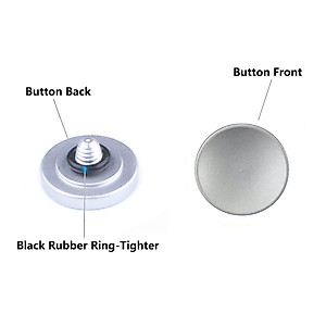 LXH 2 Pack (Red+Silver) Camera Concave Soft Metal Shutter Release Button Brass for Fujifilm X100F X-T20 X-PRO2 XPRO-1 X30 X100T X100S X-E2 X-E2S X-T10 STX-2 for Leica M3 M6 M7 M8 M9 M-E Olympus Pen-F