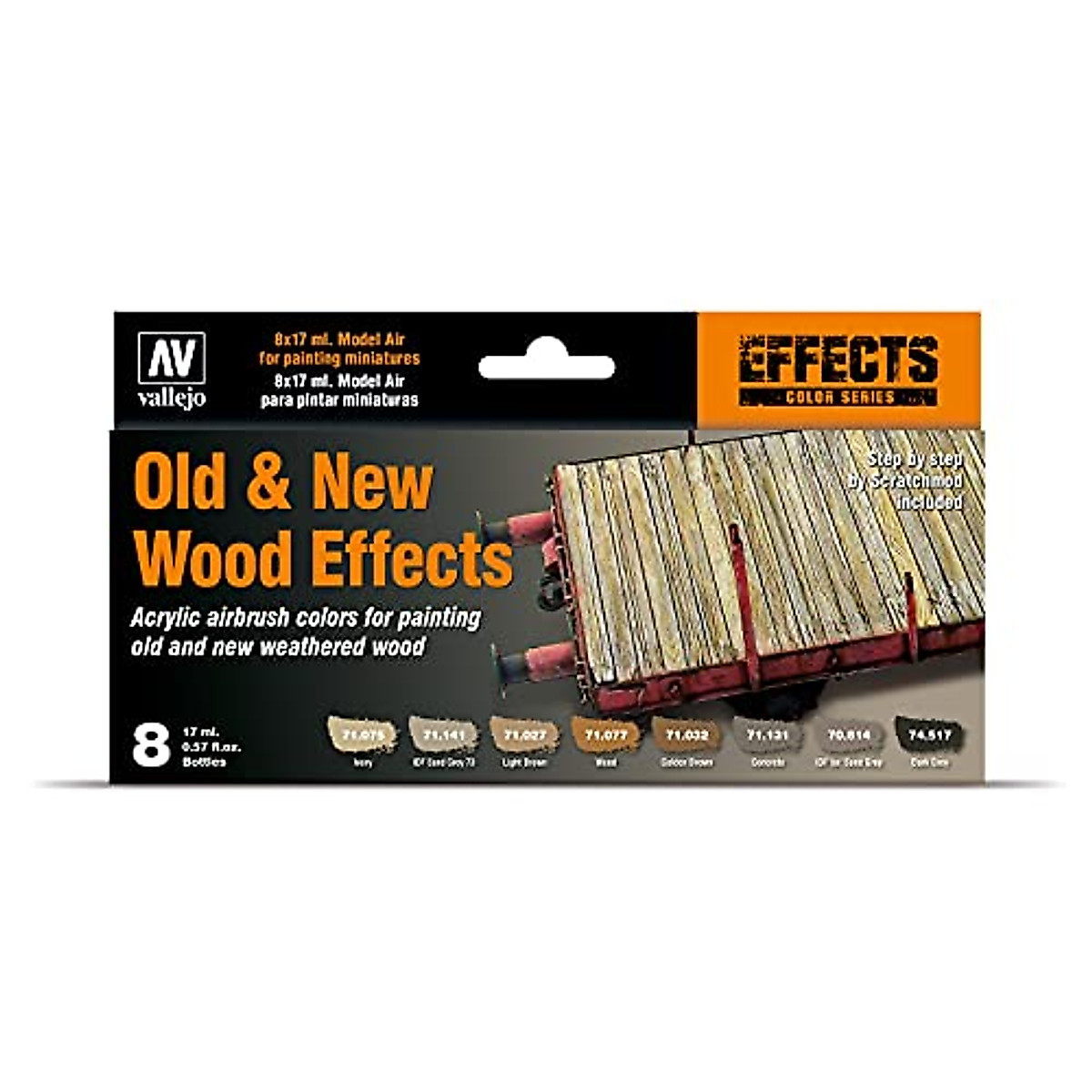 Vallejo Old and New Wood Affects 17ml Paint
