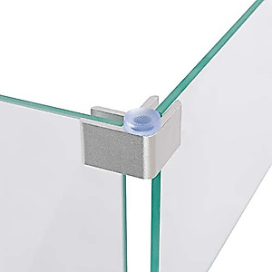 Fire Sense 63248 Fire Pit Wind Guard Clear Tempered Glass Best Flame Viewing Experience for Propane Gas Fire Pits & Patio Heaters - Rectangular Wind Guard