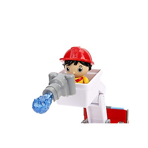 Jada Toys Ryan's World Fire Truck with Ryan Figure, 6" Feature Vehicle Red