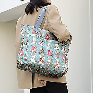 Tote Bag for Women Large Lightweight Handbags Casual Fashion Print Travel Bag Shoulder Bags for Women Purse