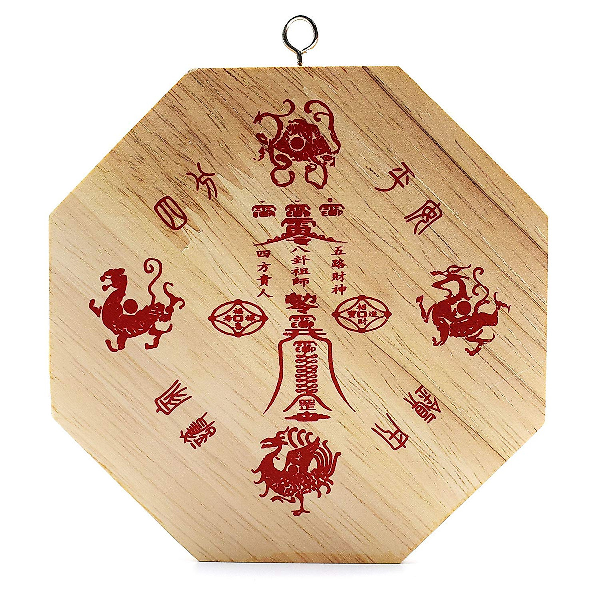 better us Chinese Feng Shui Wood Bagua Mirror Fengshui ba gua Mirrors 6 Inch (Convex)