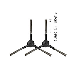 LVTENGAI Replacement Parts Compatible with WYZE Robot Vacuum Cleaner WVCR200S Accessories, 2 Main Brushes, 4 Hepa Filters, 6 Side Brushes Attachment Spare Pack