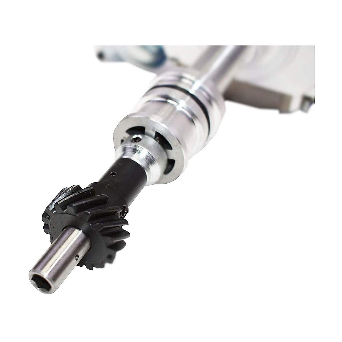 A-Team Performance - HEI Complete Distributor 65K-Volt Coil, 8 Cylinders - Compatible with BBF Big Block Ford 351C 351M 400M 429 460 - One Wire Installation Blue Cap