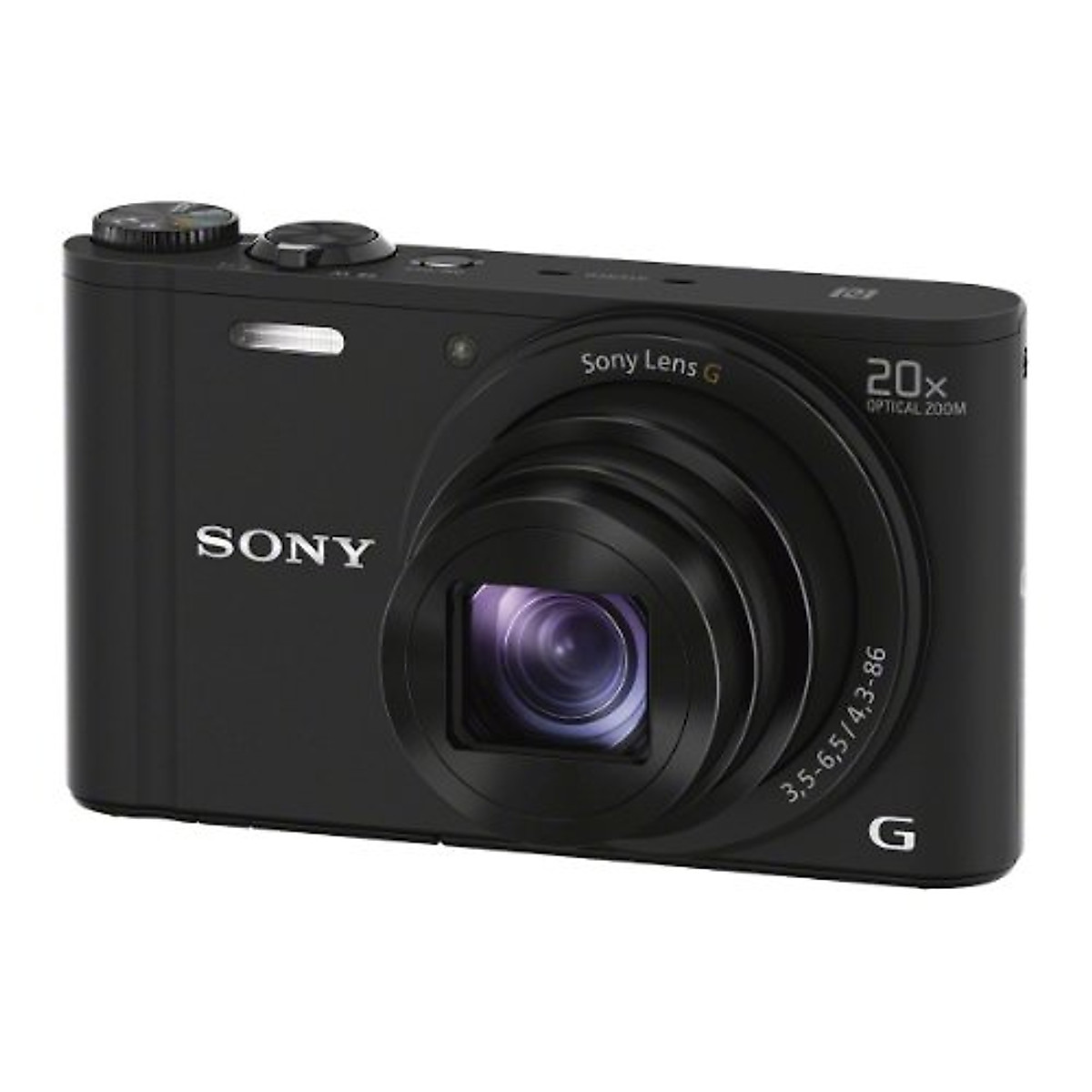 Sony DSCWX350 18 MP Digital Camera (Black)