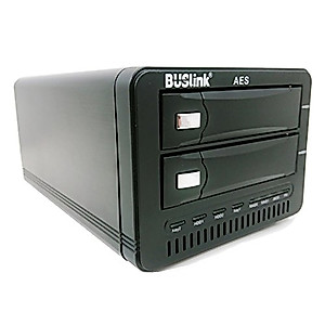 BUSlink CSE-36TB2G2KKC 36TB Colateral Dual Key HDD 2-Bay RAID 0 Striping USB 3.2 Gen 2/eSATA CipherShield FIPS 140-2 256-bit AES HIPAA Hardware Encrypted External Desktop Drive