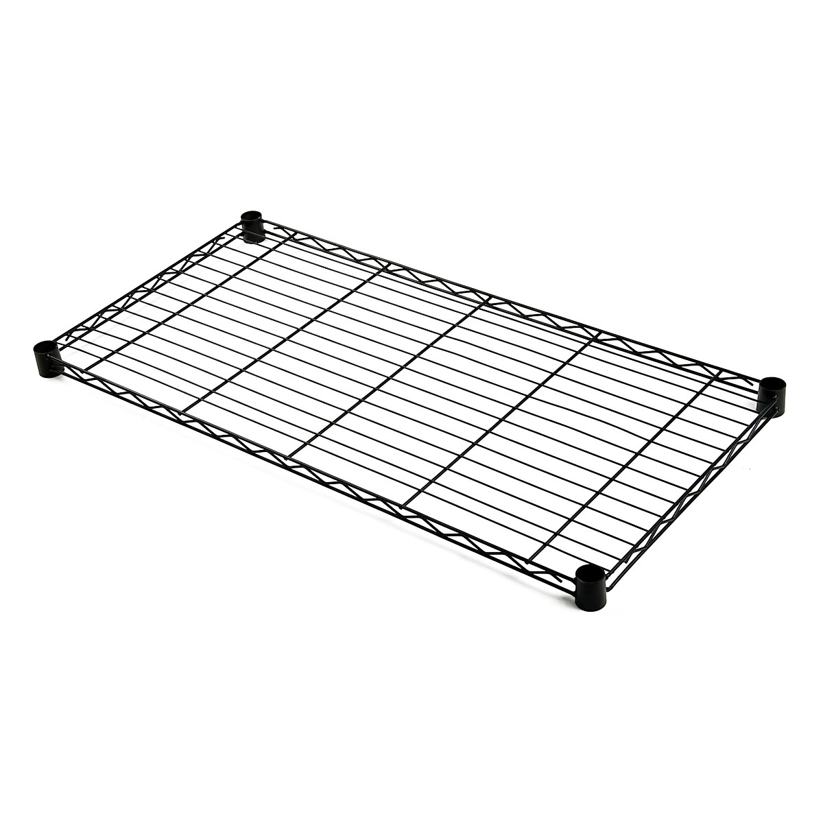 FSE Quantum 1436BK Wire Shelf, 36"W x 14"D, 600-800 lb. Capacity, Black epoxy Finish, NSF