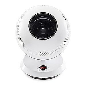 GreenTech Environmental pureFlow QT7 Bladeless Fan - Desk Fan for Bedroom, Home Office - Unique 90 Degree Vertical and Horizontal Oscillating Fan with Remote, Energy Efficient and Whisper Quiet