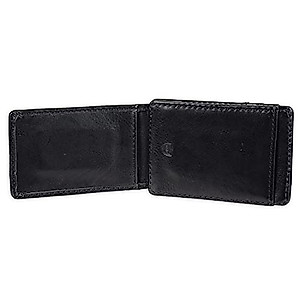 Columbia Men's Leather Front Pocket Wallet Card Holder for Travel