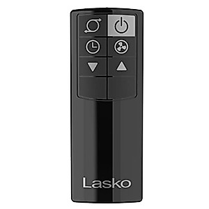 Lasko Oscillating 18-inch EcoQuiet DC Motor 12-Speed Pedestal Fan with Remote Control, Black, S18708, Large