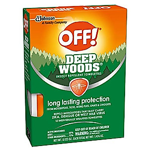 OFF! Deep Woods Towelettes, 12 CT (Pack - 1)