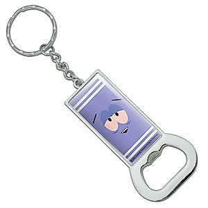 GRAPHICS & MORE South Park Towlie Keychain Rectangle Chrome Plated Metal Bottle Cap Opener