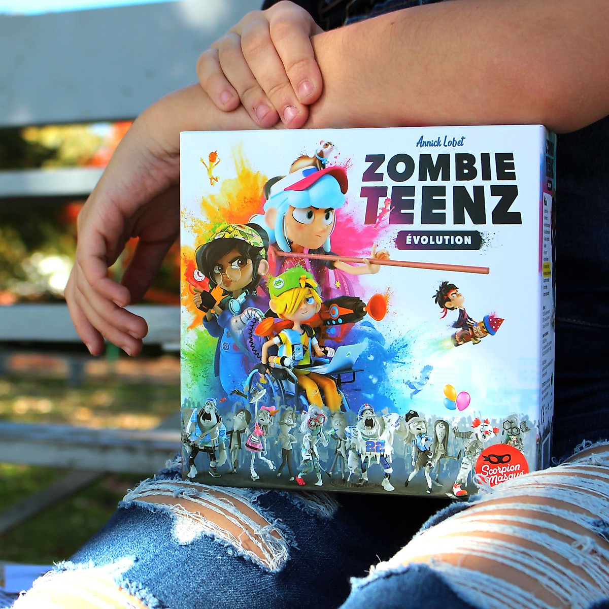 Zombie Teenz Evolution | Sequel to The #1 Kids Game on BoardGameGeek | Cooperative Game for Kids and Families | Ages 8+ | 2 to 4 Players | 15 Minutes