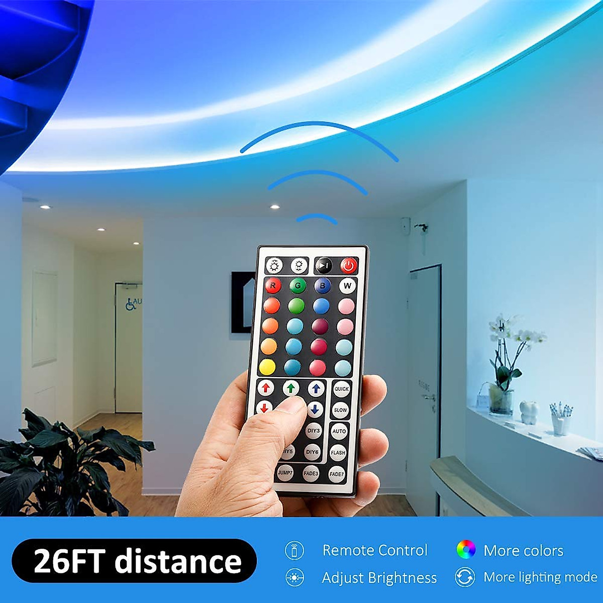 44 Keys RGB LED Light Strip Remote Controller Infrared Led Light Remote Replacement for SMD 5050 2835 3528 Led Strip Lights