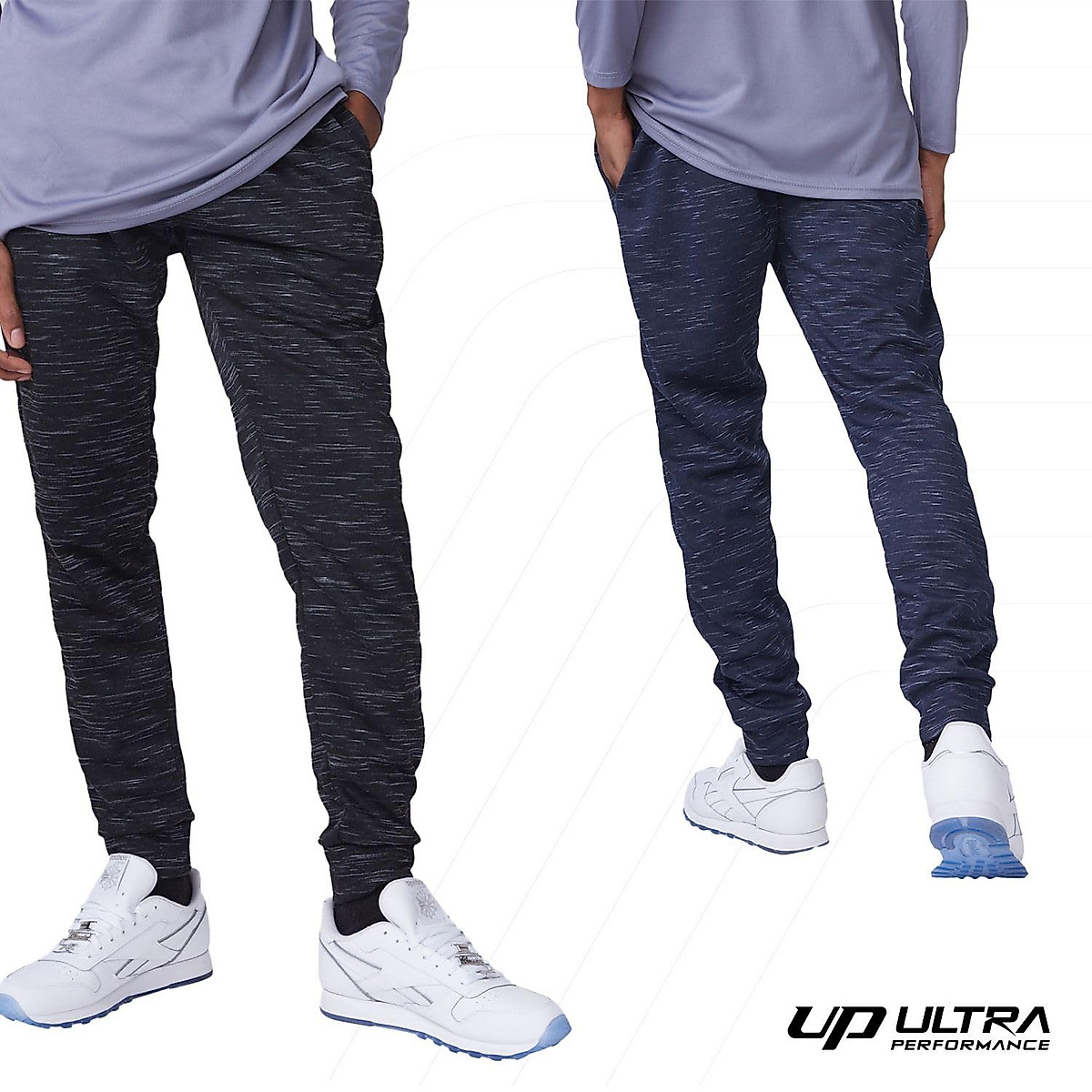 Ultra Performance 3 Pack Mens Joggers Mens Athletic Sweatpants with Pockets for Men, Small - 3X