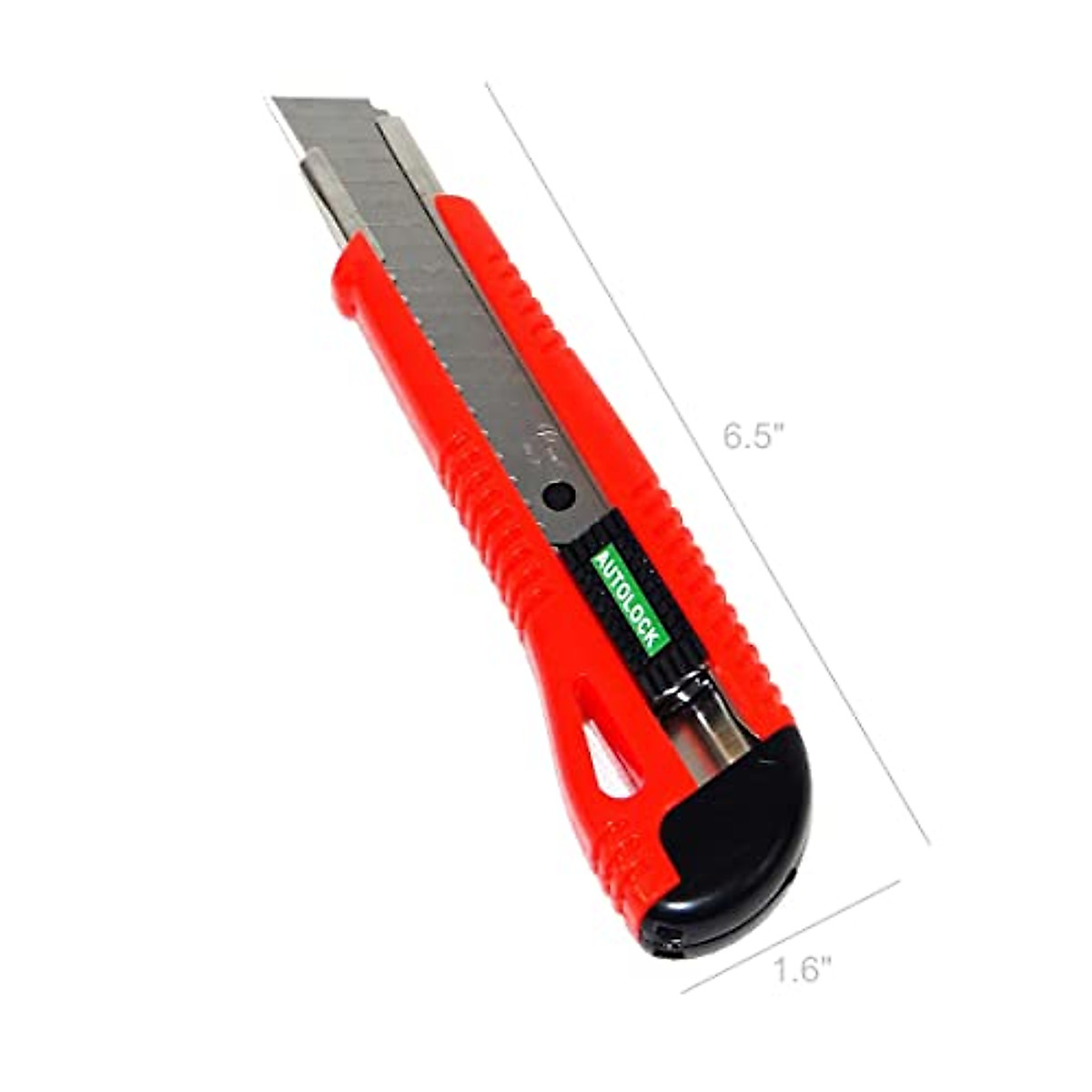 FixtureDisplays Retractable Plastic Utility Knife Box Cutter Plastic Safety Cutter, Mixed Color, Ship Randomly 102718 Free Shipping!