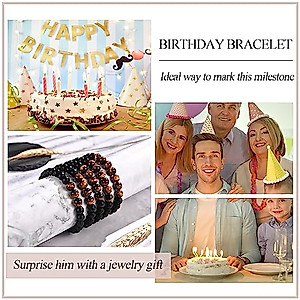 EFVISD 30th Birthday Gifts for Him, 30 Year Old Men Birthday Gifts Ideas, Bracelet for Husband Son Grandson Brother Boyfriend