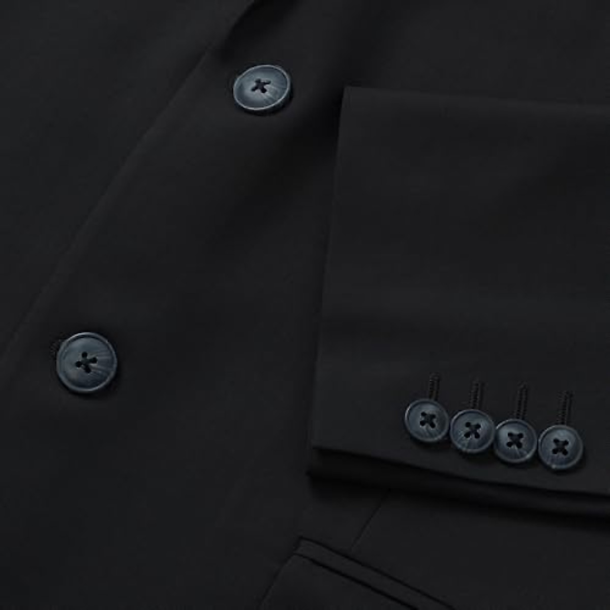 Haggar Men's Smart Wash Suit Separate Jacket, Black, 44 US