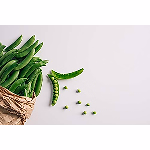 Sugar Daddy Snap Pea Seeds for Planting, 50+ Heirloom Seeds Per Packet, (Isla's Garden Seeds), Non GMO Seeds, Botanical Name: Pisum sativum, Great Home Garden Gift