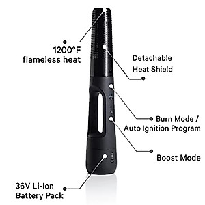 Looft Lighter X | Next Generation Cordless Charcoal Starter | Super Heated air reaches 1200°F in 60 sec | Lights All Fuels: briquettes, Fireplace logs, and More