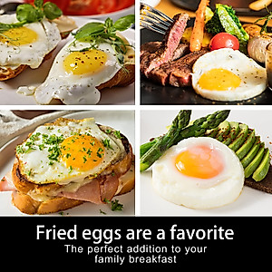 Hyvance Smart Fried Egg Cooker, Low Heat Cooking, Make fried egg like Sunny side up, Over easy etc. It automatically stops with sound alert when done, Non stick coating, Patent applied