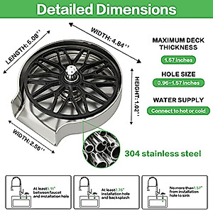 VFAUOSIT Kitchen Faucet Head Replacement, Kitchen Sink Faucet Head， Sink Faucet Head