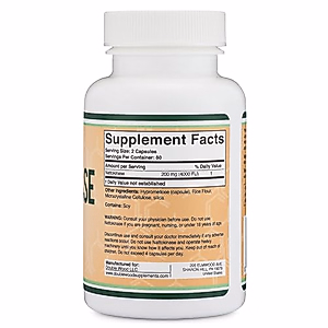 Nattokinase Supplement 4,000 FU Servings, 120 Capsules (Derived from Japanese Natto) Systemic Enzymes for Cardiovascular and Circulatory Support by Double Wood