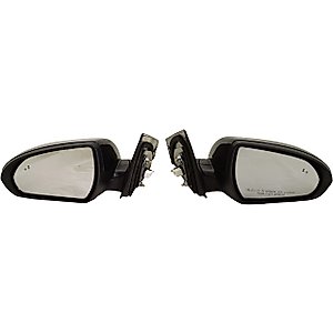 Kool Vue Driver & Passenger Side Power Heated Mirrors for Hyundai Elantra 2017-2018 With Signal Light, Blind Spot Monitor & Memory Paintable US Built Models