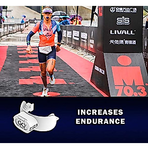 GO2 Endurance Workout Device for Improved Breathing and Increased Oxygen Flow While Running, Biking/Cycling, Exercising, Hiking and High Altitudes Made in The USA, Black