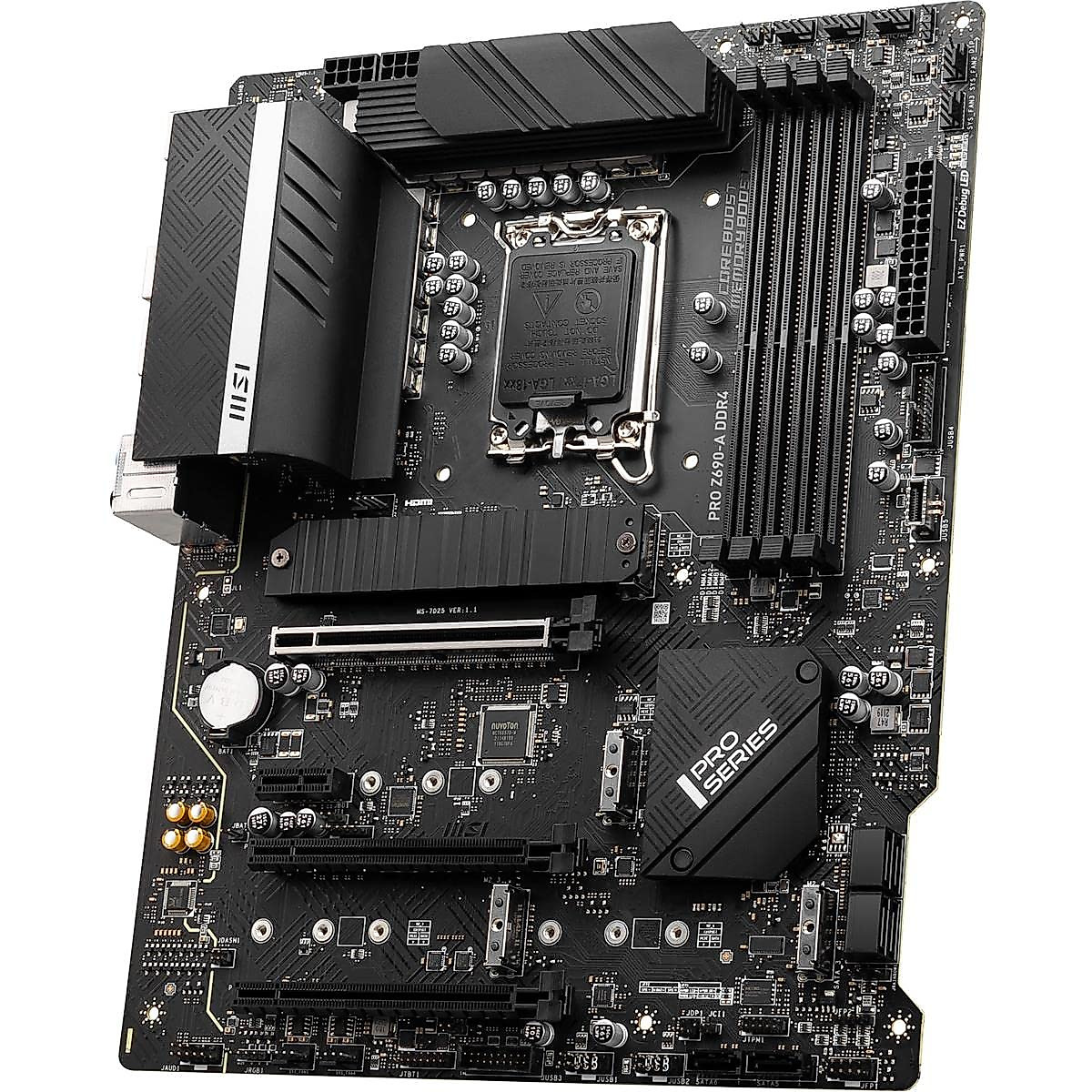 MSI PRO Z690-P DDR4 ProSeries Motherboard (ATX, 12th Gen Intel Core, LGA 1700 Socket, DDR4, PCIe 4, CFX, M.2 Slots)