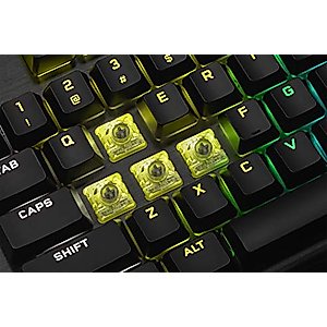 Corsair K60 RGB Pro Low Profile Mechanical Gaming Keyboard - CHERRY MX SPEED Mechanical Keyswitches – Slim and Streamlined Durable Aluminum Frame - Customizable Per-Key RGB Backlighting