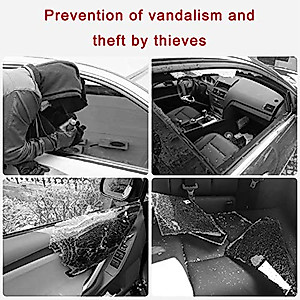 SXRC Car Solar Power Simulated Dummy Alarm Warning Anti-Theft LED Flashing Security Light,Car Anti-Theft Lights,Car Alarm Light with USB Port,Solar Powered Car Alarm System,Flash Strobe Light, Blue