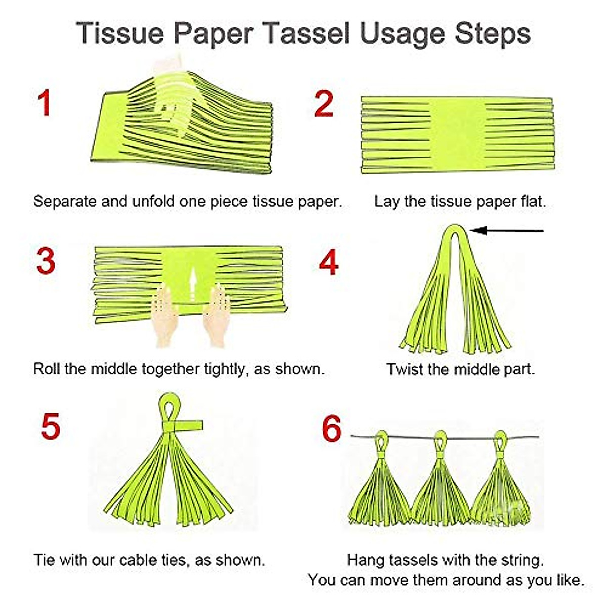 TONIFUL 30Pcs Shiny Gold Foil Tassels Garland Paper Fringe Banner DIY Metallic Foil Hanging Garland Kit Decorations for Birthday Bridal Shower Christmas Party Table Wall Backdrop Party Supplies