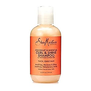 Shea Moisture Sheamoisture's Coconut & Hibiscus Curl & Shine Shampoo, 3.2 Oz