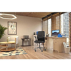 Cribel Icaro Dirigenziale Poltrona, Metallo Cromato, Nero