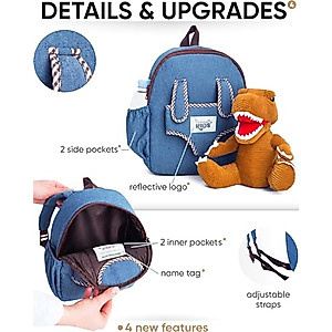 Dinosaur Toys for Kids 5-7, Gifts for 5 Year Old Boys, 4 Year Old Boy Birthday Gift, Toddler Dinosaur Backpack