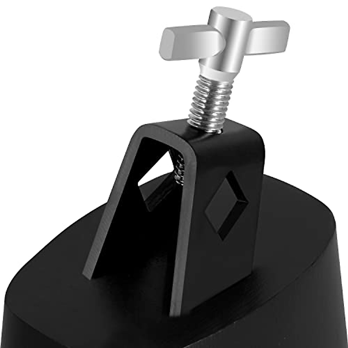 Eastrock 6 inch Metal Steel Cow Bells Noise Makers Hand Percussion Cowbell with Stick for Drum Set