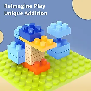 FUN LITTLE TOYS 1100 Piece Classic Bricks Building Toy Set Creative Play Set for Kids Boys and Girls 4-99