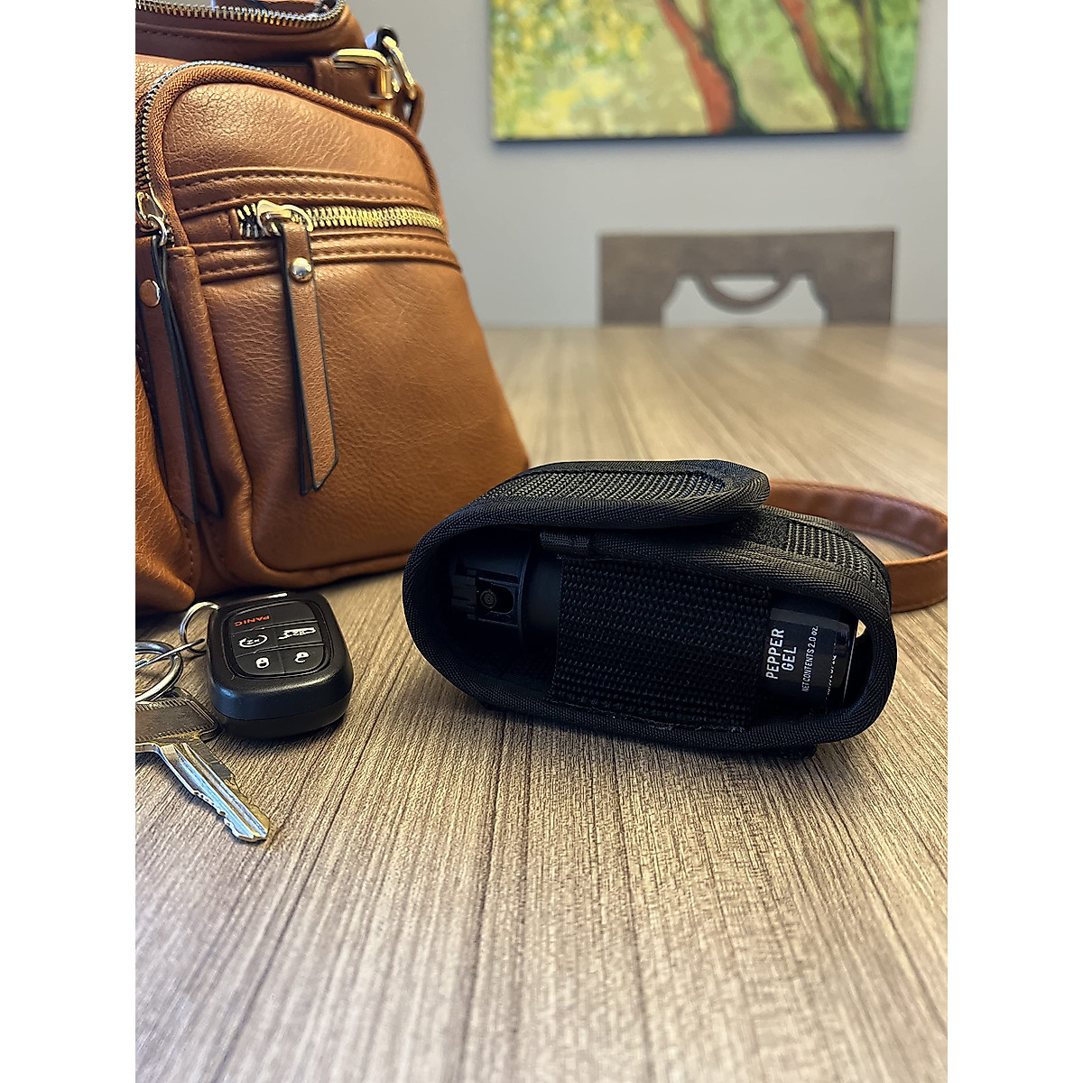 REDD Pepper Spray, Tactical Nuke - (1.40% MC) Maximum Strength Pepper Gel and Nylon Holster - (2 oz)